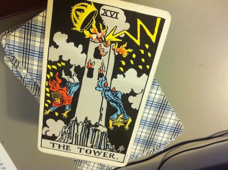 The meaning of the Tower in the Tarot as a Guide Card - Zero Point ...